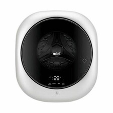 Dawoo DWD-M301 Wall-Mounted Front Load Mini Washer - 3 kg, White/Mint ...