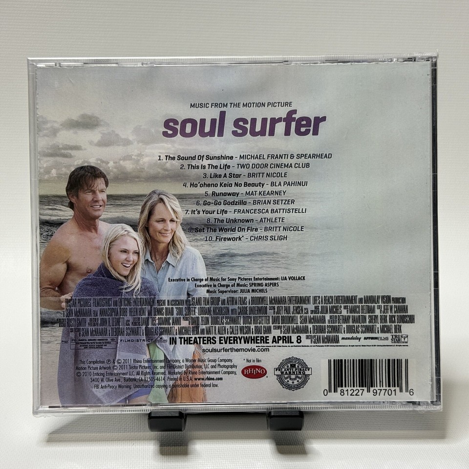 Soul Surfer Music From The Motion Picture Soundtrack CD Britt Nicole ...