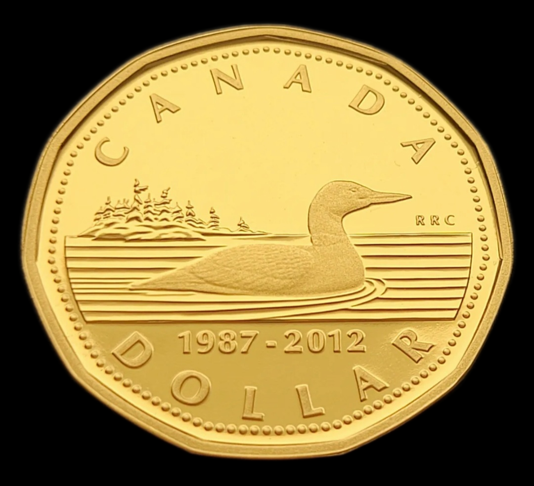 ** 1$ CANADA PROOF LOONIE 2012 FINE SILVER ** TAXE EXEMPT FOR CANADIAN ...