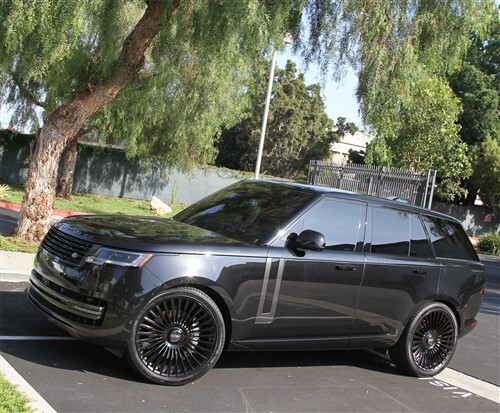 SET(4) 24X10 5X112 OS FF02 WHEELS/TIRES PKG BENZ GLS450 GLS580 GLS63 ...