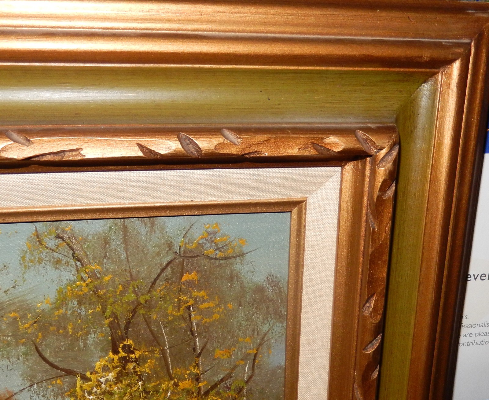 G WHITMAN SNOW MOUNTAIN RIVER LANDSCAPE LARGE ORIGINAL OIL ON CANVAS ...