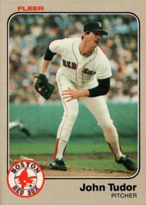 1983 Fleer Baseball #198 - John Tudor - Boston Red Sox 83-938 | eBay
