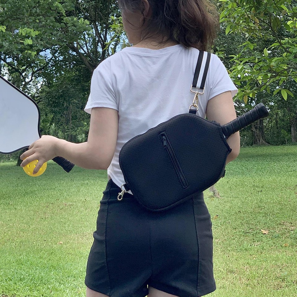 Pickleball Paddle Cover Paddle Storage Bag Premium Zipper Closure Pouch ...