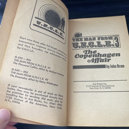 The Man From U.N.C.L.E. #3 The Copenhagen Affair by John Oram 1965 | eBay