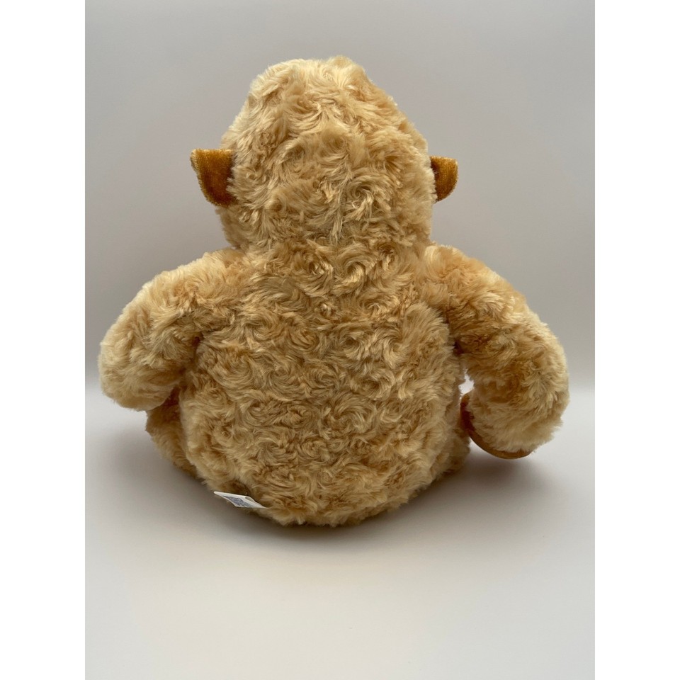 CalPlush Tan Furry Brown Gorilla Monkey Chimp Plush Stuffed Animal Toy ...