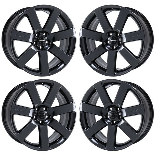 20" CHRYSLER 300 PVD BLACK CHROME WHEELS-C RIMS FACTORY OEM 2438 ...