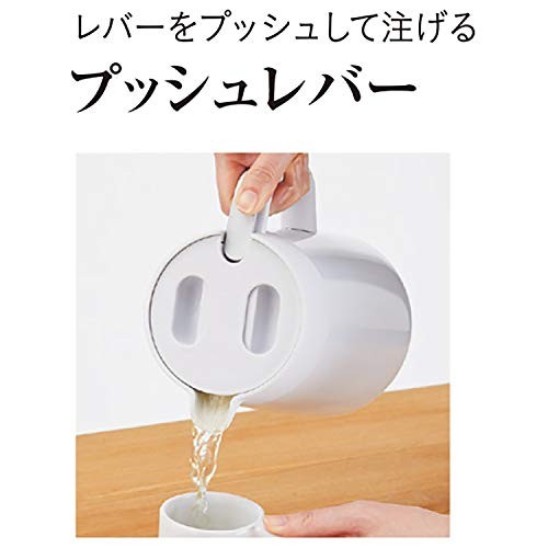 Tiger PWO-A120W Hot and Cold Insulated Tabletop Pot Large Capacity 3.2 ...