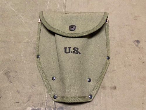 WWII US M43 M1943 ENTRENCHING SHOVEL TOOL CARRIER COVER-OD#3 | eBay
