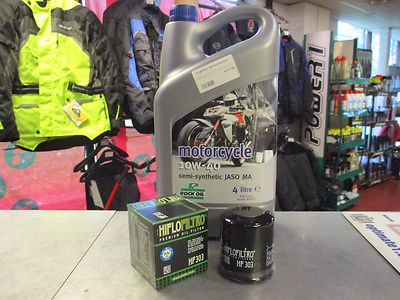 APACHE 450 RLX SPORT ROCK OIL 4 LITRE AND HI FLOW OIL FILTER KIT SET ...