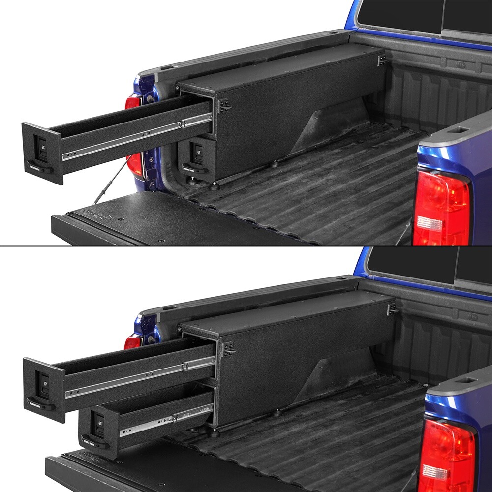 Truck Bed Side Box Wheel Well Storage Drawer System for 2015-22 ...