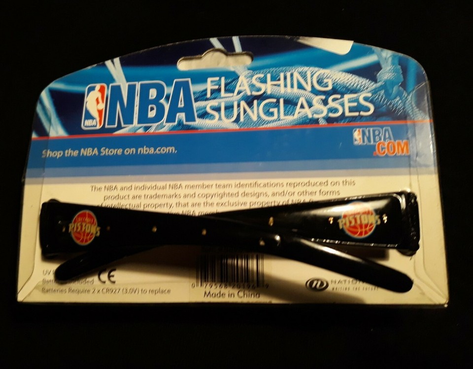 Detroit Pistons NBA Flashing Sunglasses UV 400 Protection | eBay