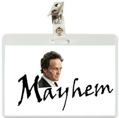 Mayhem from Allstate ID Badge Name Tag Cosplay Costume Halloween ...