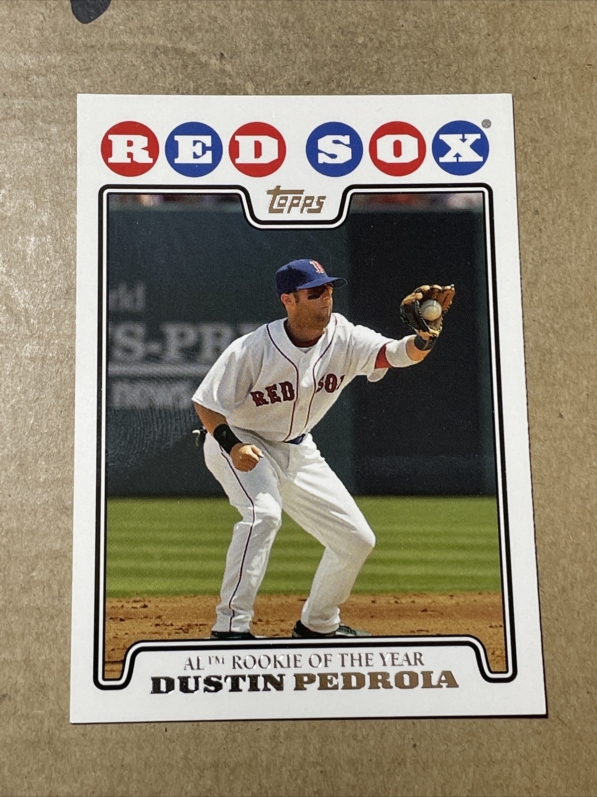 2008 Topps DUSTIN PEDROIA Rookie of the Year #178 Red Sox | eBay