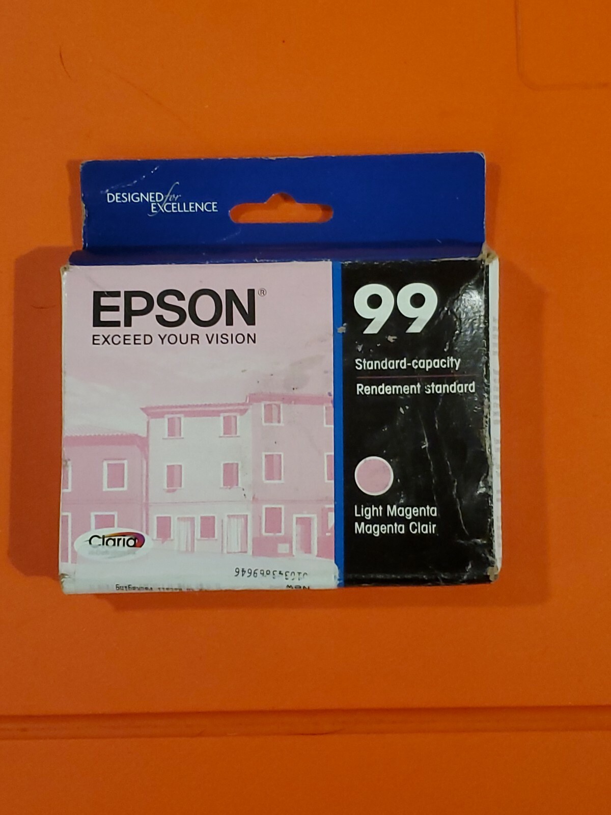Epson Standard capacity Ink cartridge T099620 (99) Claria Ink, Light ...