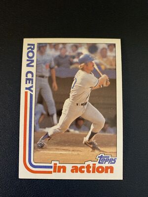 1982 Topps #411 Ron Cey Los Angeles Dodgers Baseball card EX | eBay