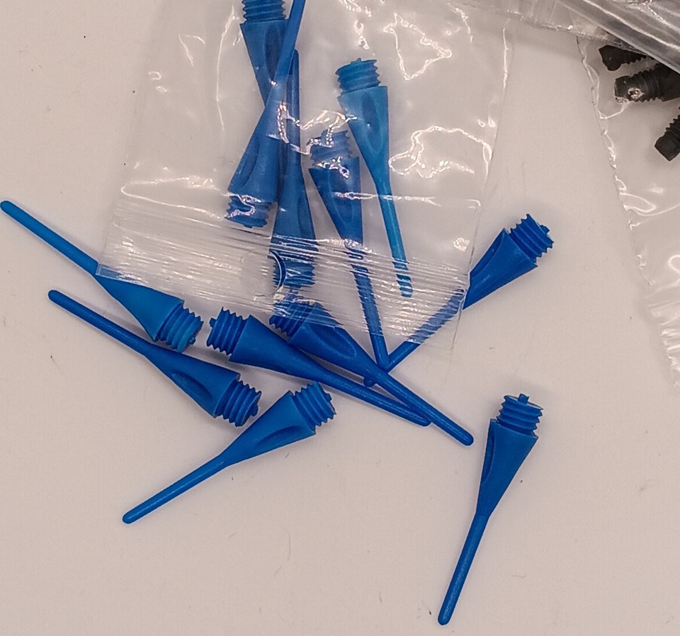 Plastic Dart Tips 300 Ps Multicolor Different Sizes New | eBay