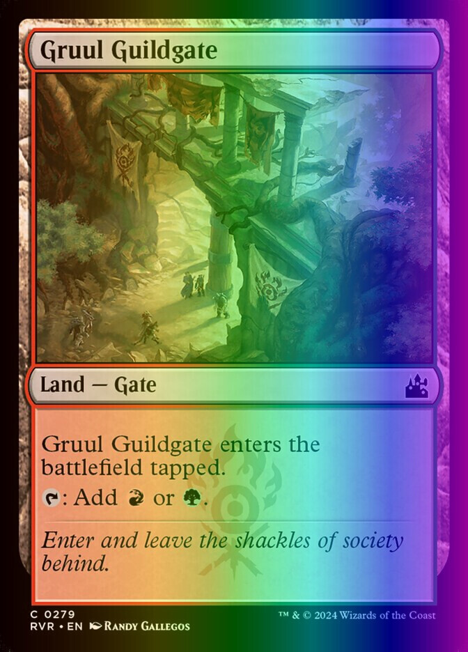 MTG Magic the Gathering Gruul Guildgate (279/573) Ravnica Remastered LP FOIL | eBay