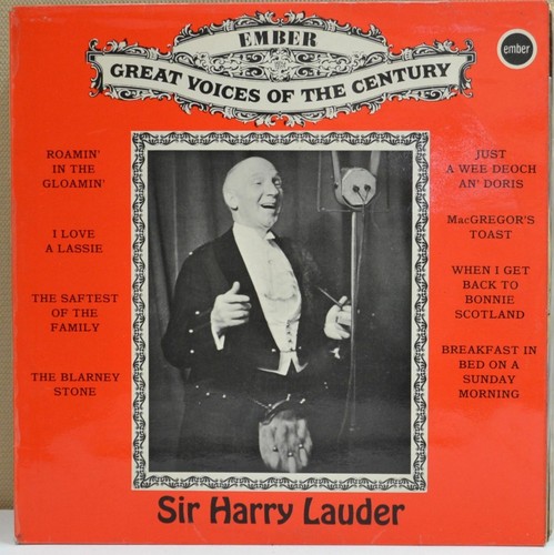Sir Harry Lauder, Sings Scottish Songs, LP Record 5a, EMB 3404, Pop ...