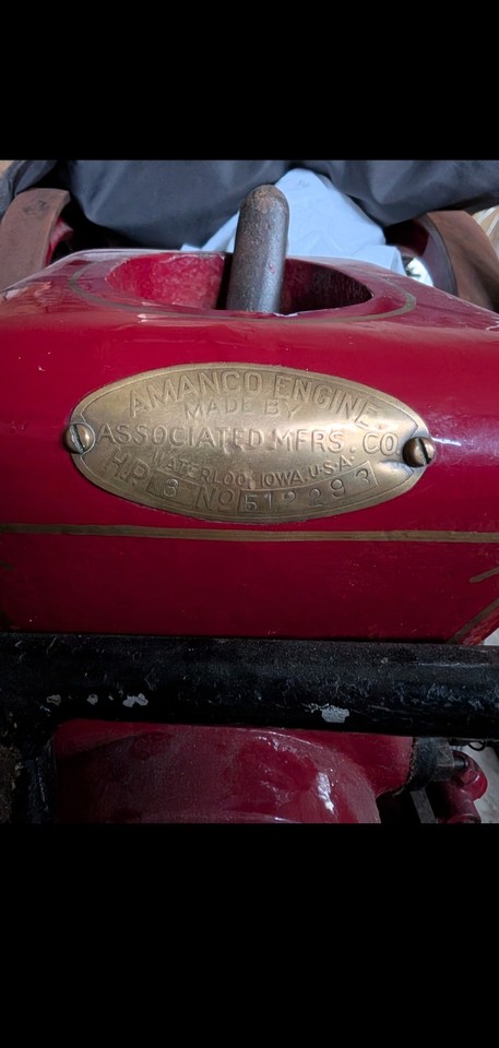 Amanco Associated stationary engine on trolley. 3HP. S/No. 512293 | eBay UK