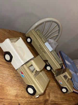 Vintage Structo Farm Truck Set Pressed Steel Toy Trucks | eBay