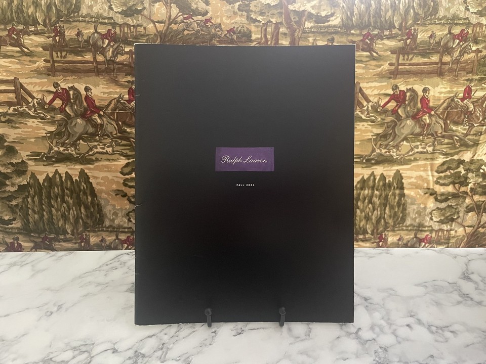 RARE VTG RALPH LAUREN PURPLE LABEL MEN'S FALL 2004 FASHION CATALOG BOOK ...
