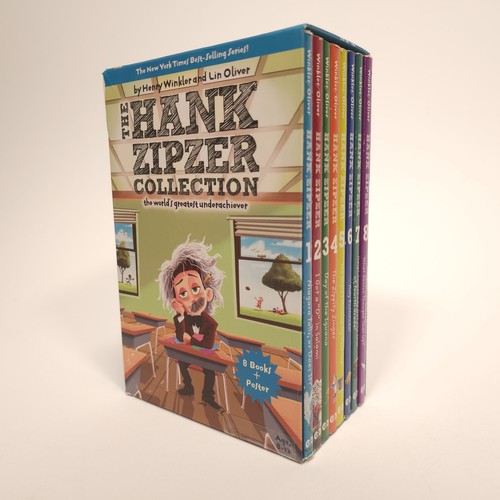 Hank Zipzer Box Set Books 1-8 by Henry Winkler Lin Oliver Middle Grade ...