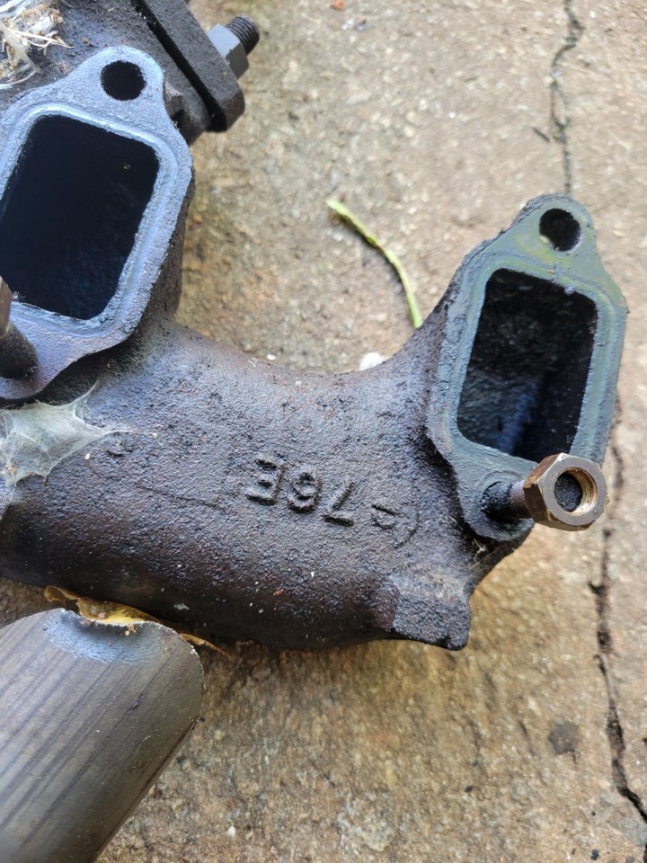 MEL Ram Horn Exhaust Manifolds 1958-68 Lincoln 430/462/410/430/383 Left ...