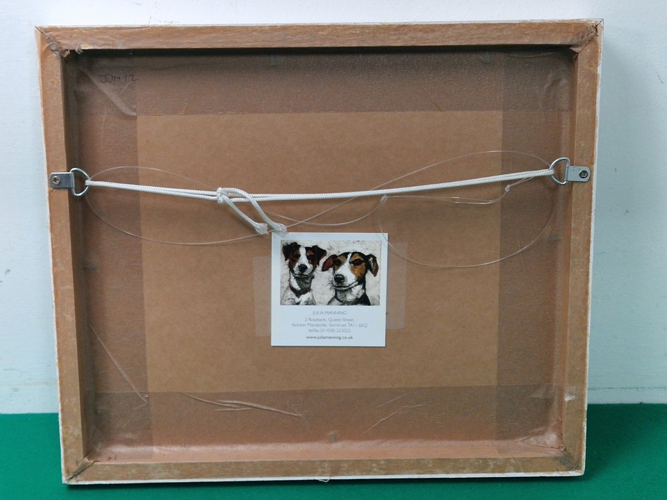 Framed Ltd Ed. The Bark of Snowden Raven Print Signed by Artist Julia ...