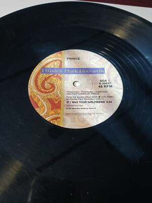 Vintage Vinyl. Prince RARE. 12 INCH. SINGLE . 45LP. If I Was Your ...