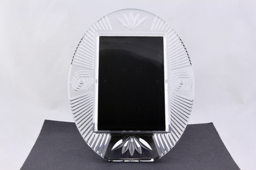 WATERFORD CRYSTAL COMDISCO OVAL PICTURE FRAME 4x6 PHOTO - MINT | eBay UK