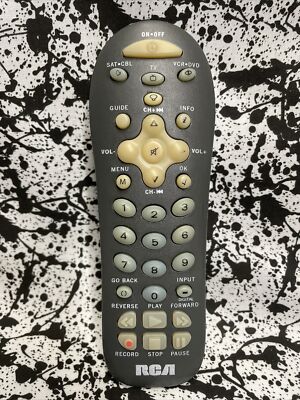 RCA Universal Remote Control RCR312WR for TV VCR DVD Cable Box - Tested ...