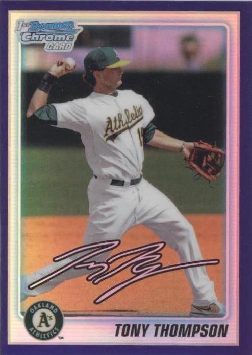 2010 Bowman Draft Picks & Prospects - Chrome Draft Picks Tony Thompson ...