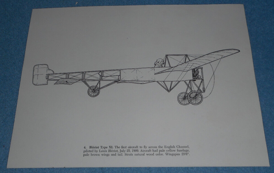 Antique Aircraft Coloring Book Page - Wright Military Flyer & Bleriot ...