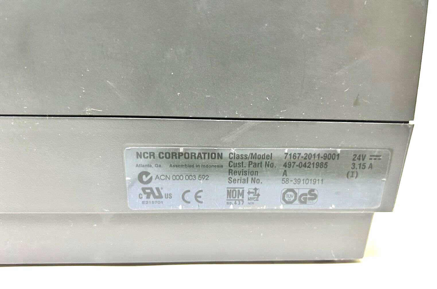 NCR RealPOS Point of Sale Printer 7167-2011-9001 No Power Cord | Pre ...