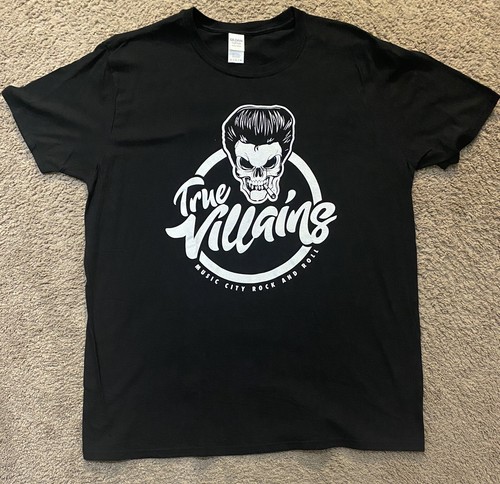 True Villains Music City Rock and Roll Black XL T-Shi… - Gem