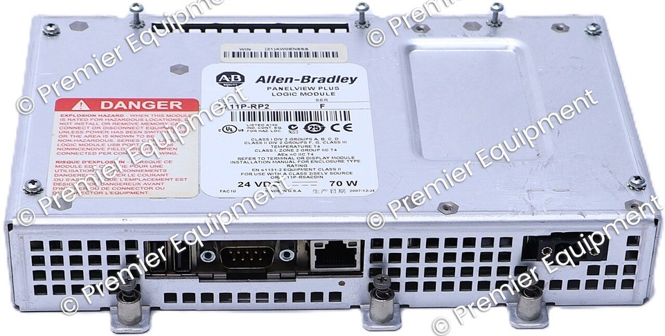 ALLEN BRADLEY 2711P-RP2 /F LOGIC MODULE PANELVIEW PLUS 6 128 MB | eBay