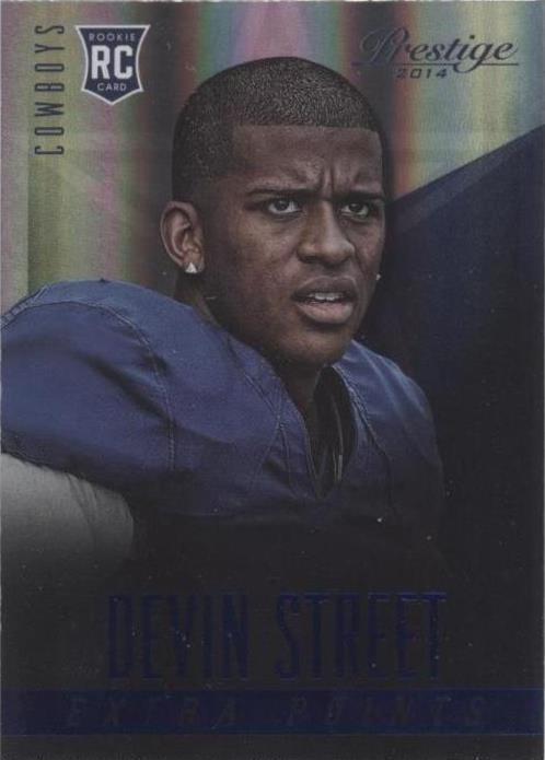 2014 Panini Prestige - Rookie Devin Street #262 Extra Points Blue (RC ...