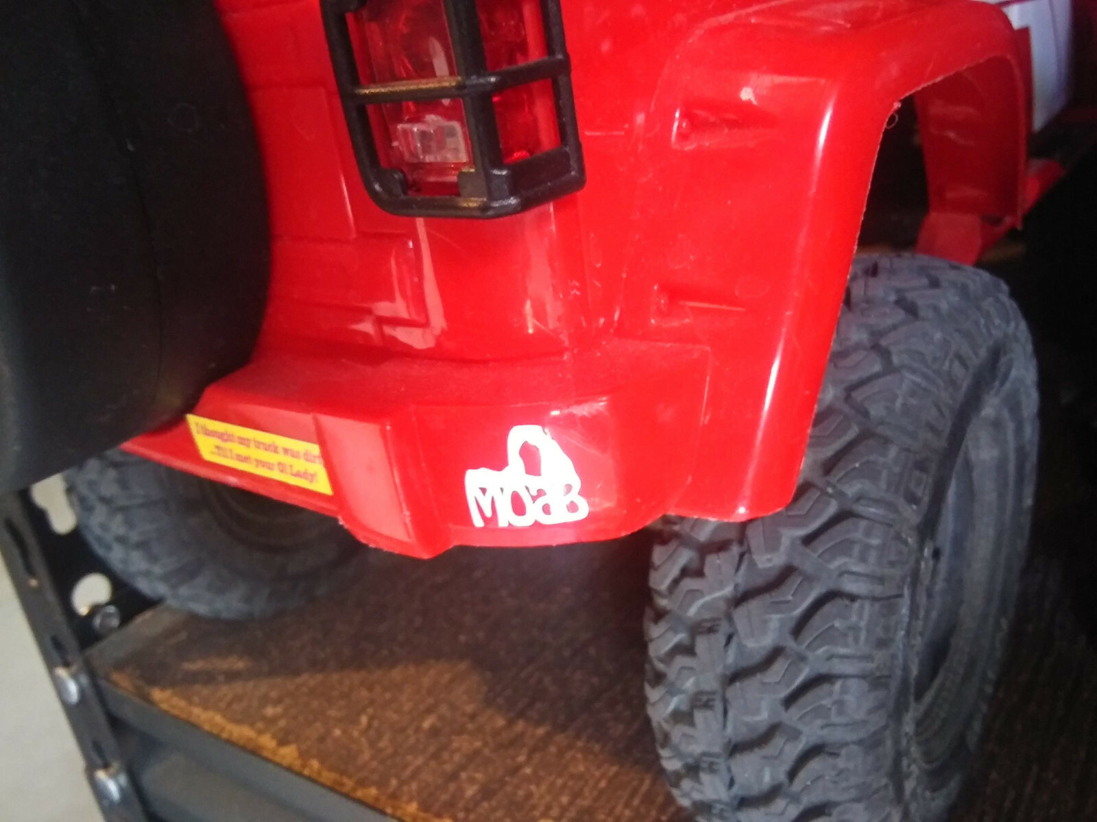 1:10 RC crawler decals MOAB/RUBI/WRNGLER JEEP trx4 scx10III rc4wd RGT ...