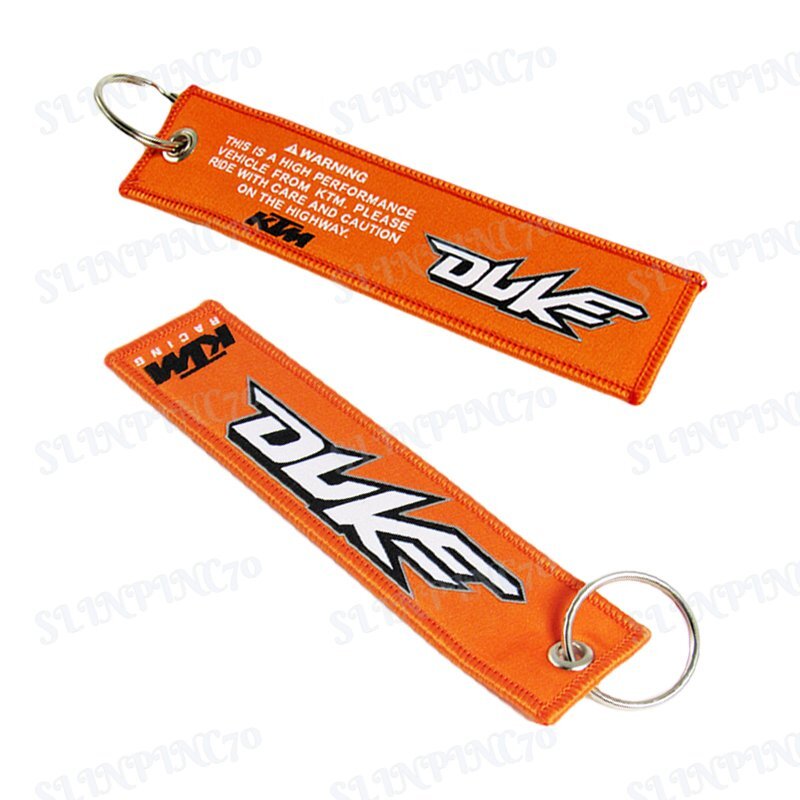 Motorcycle Key Chains Key Rings For KTM DUKE Keychain Key Tags Orange ...