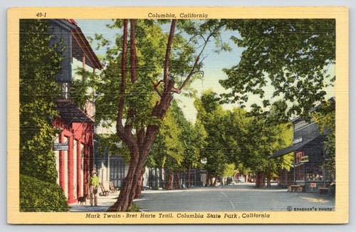 Columbia State Park California~shops Along The Mark Twain Bret Harte Trail~linen Ebay 4328