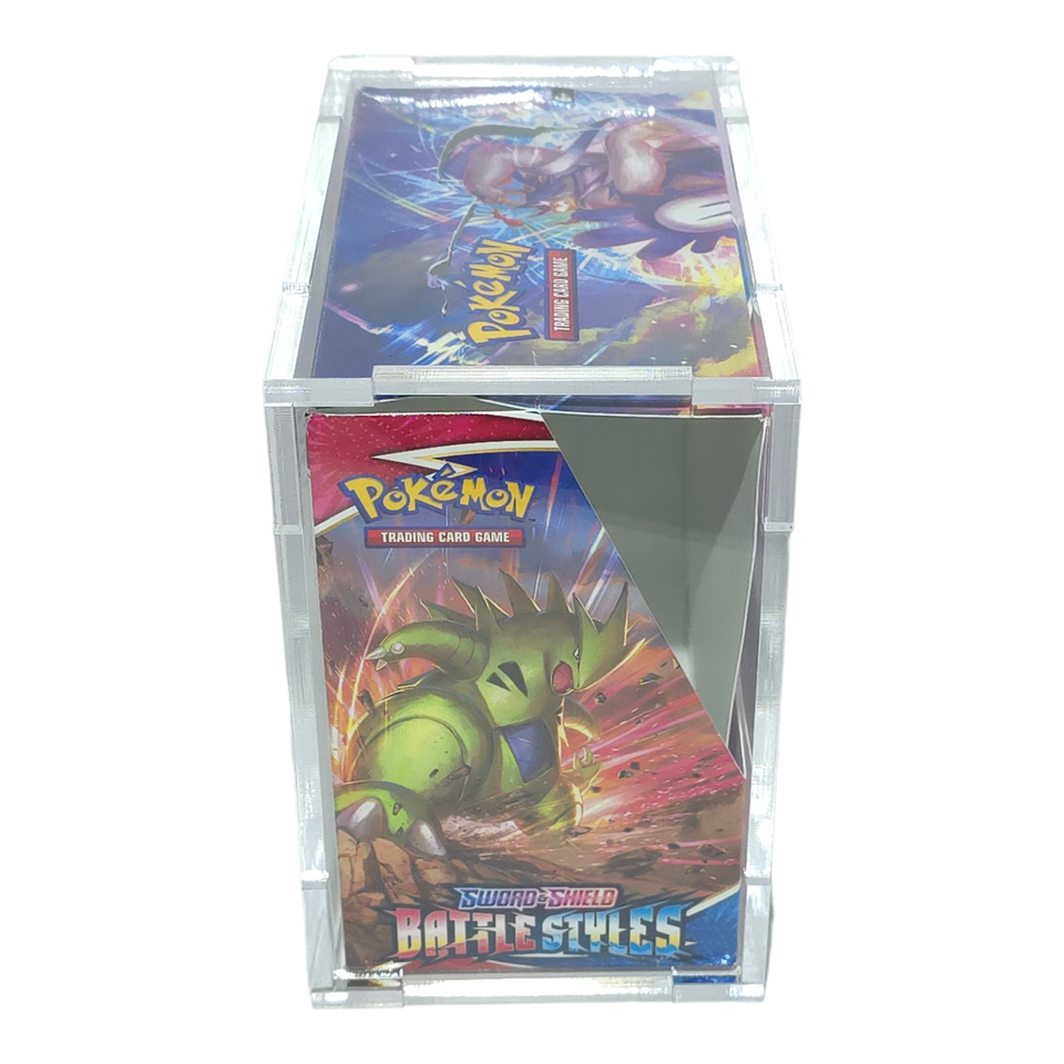 Acrylic Display Case Box for Pokemon TCG Booster Box (UV Protection USA ...
