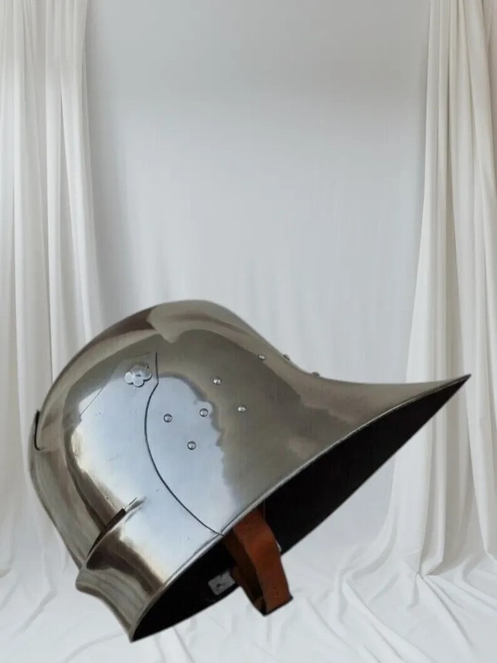 Medieval Knight Steel Italian Sallet Helmet German Cosplay Armor | eBay UK