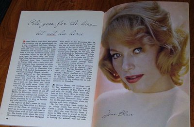 1960 TV ARTICLE ~ JUNE BLAIR PLAYBOY PLAYMATE JANUARY 1957 Actress | eBay