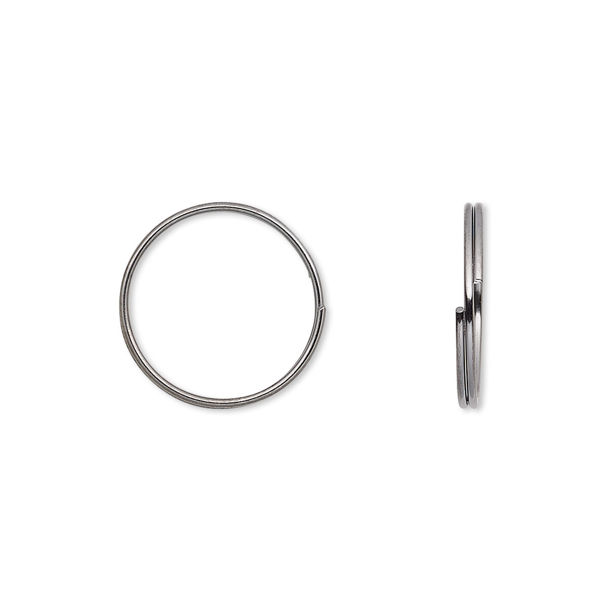 Economy 15mm STEEL Key Split RINGS 5/8" ~ 5 Colors Available ~ Qty 100 ...