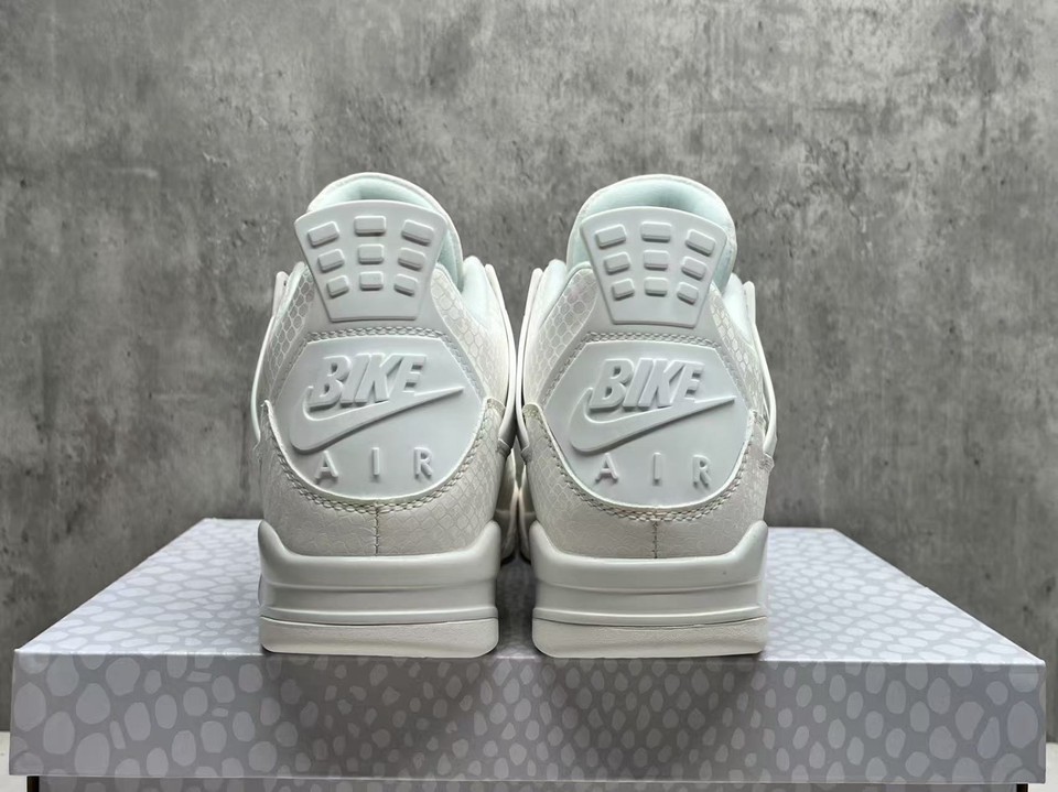 Nigel Sylvester x Jordan 4 Brick by Brick 'White Mamba' Men's Size US 7 ...