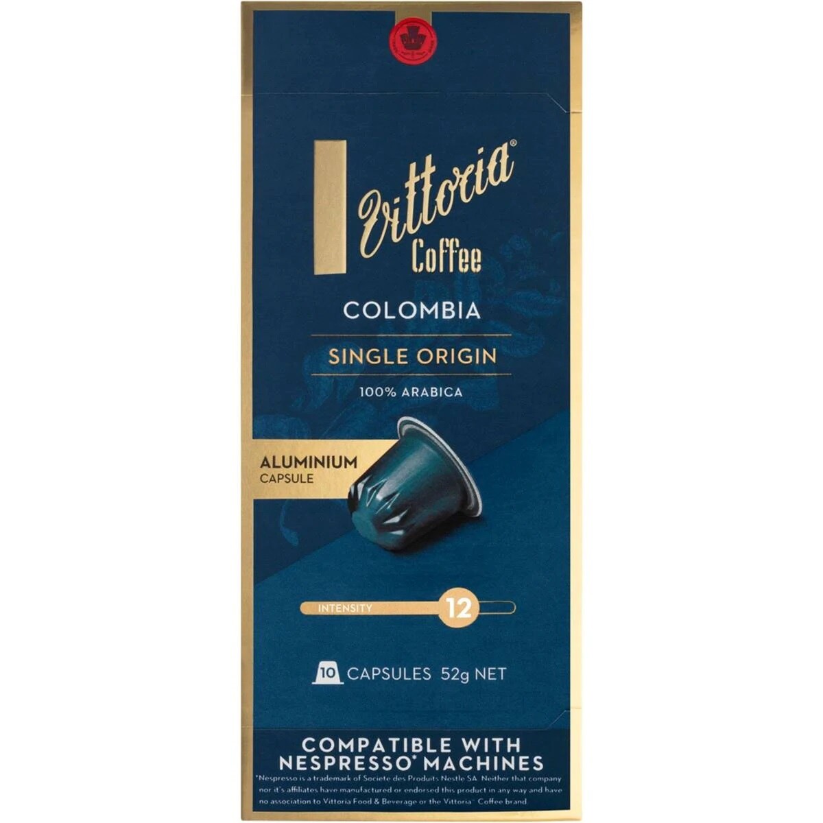 Vittoria Coffee Pods Espresso 20 Capsules Fits Nespresso Original Line ...