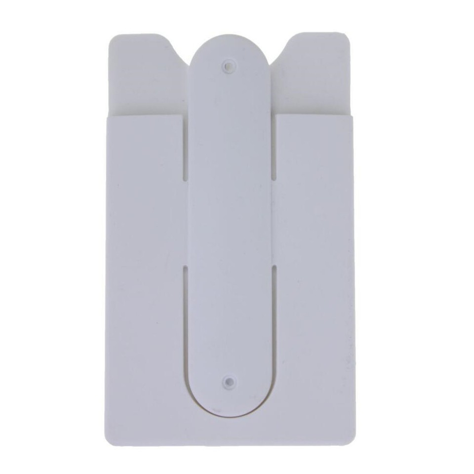 Useful Silicone Wallet Credit Card Stick on Adhesive Holder Pouch Case ...