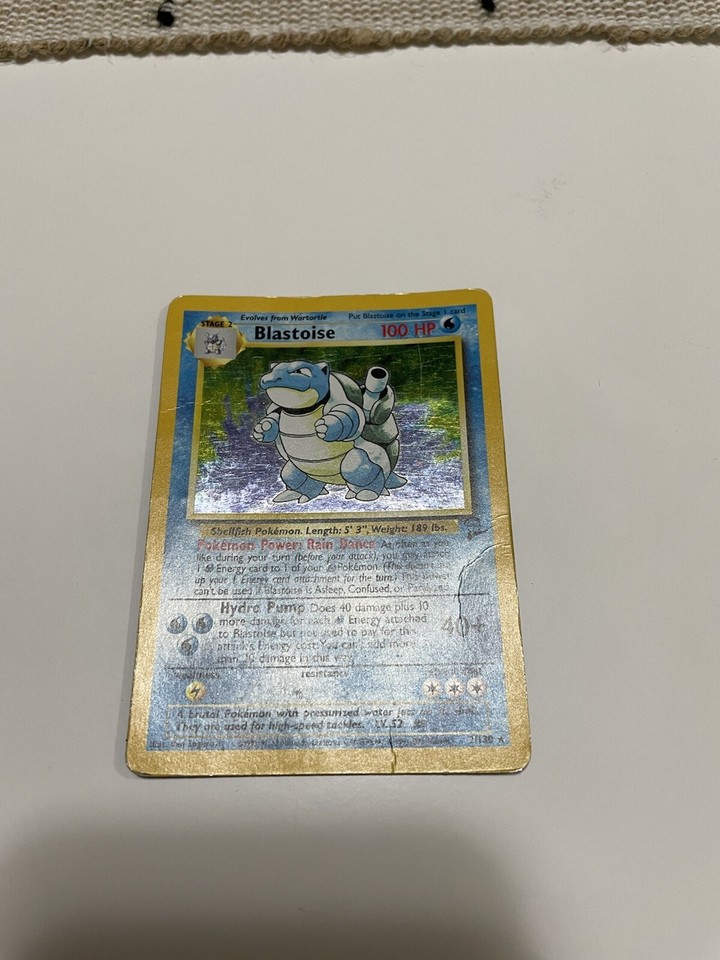 Pokémon TCG Blastoise Base Set 2 2/130 Holo Unlimited Holo Rare | eBay