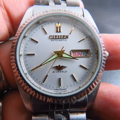 Japan Skeleton Back Citizen Eagle 7 Daydate Automatic Men Watch | eBay