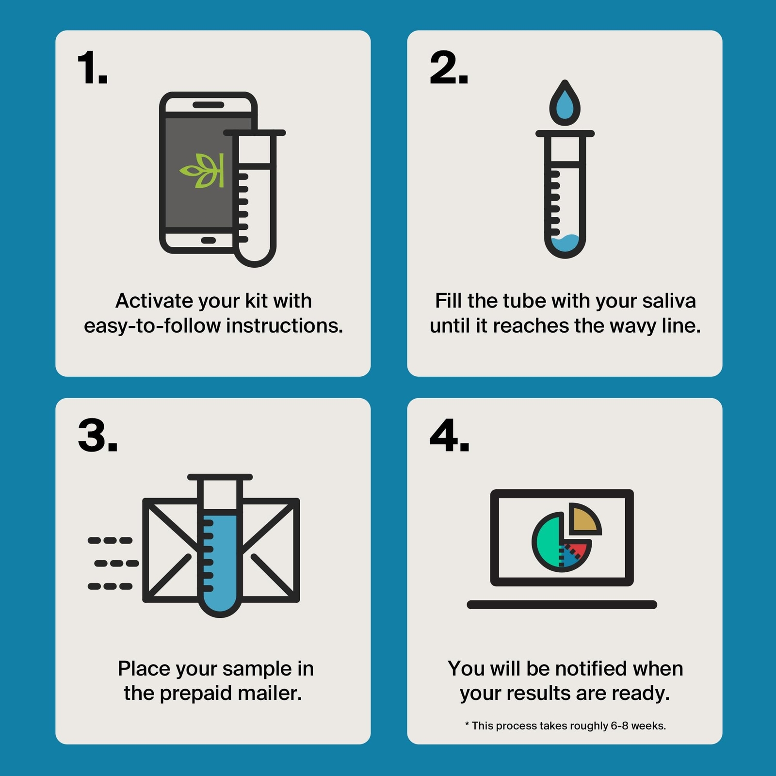 AncestryDNA Genetic Test Kit: Personalized Genetic Results, DNA ...